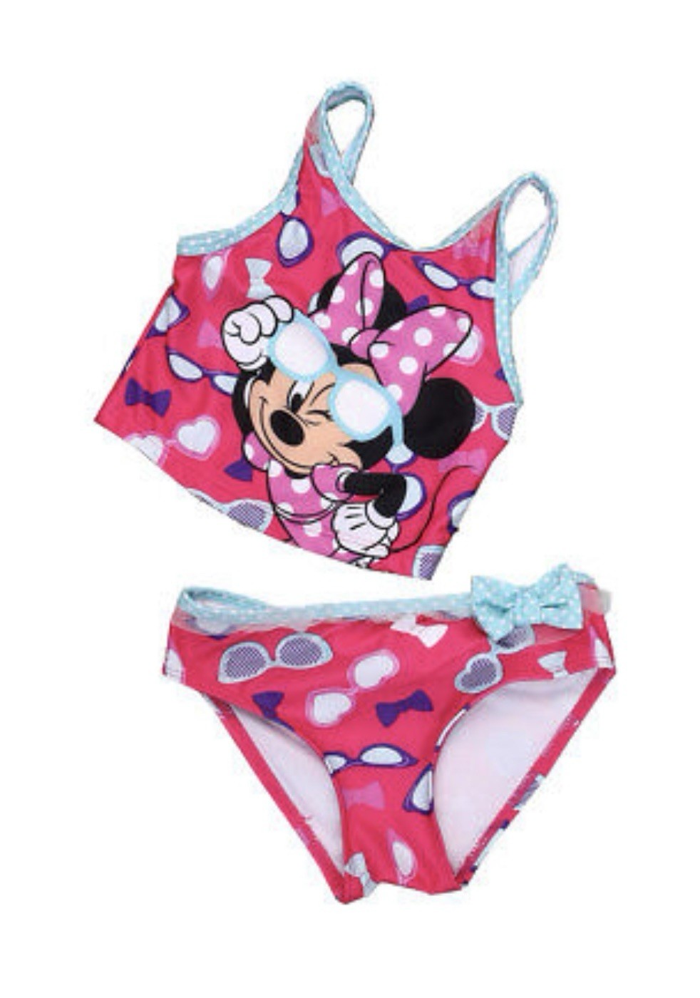 Baby Girls Bathers, Swimmers Togs 2 Piece Bikini Minnie Mouse, SIZE 4 ...