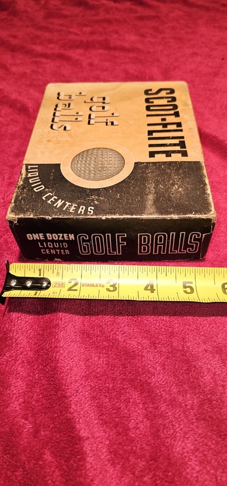 SCOT-FLITE liquid center Vintage Golf Balls | eBay