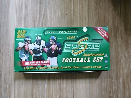 1999 Score Supplemental Football Factory Set NO Bonus Packs Warner ...