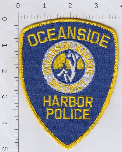 FINAL LISTING--Oceanside Harbor District Harbor Police patch. See scan ...
