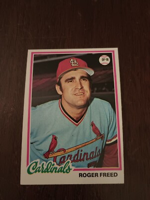 1978 Topps #504 Roger Freed (NM-MT) | eBay