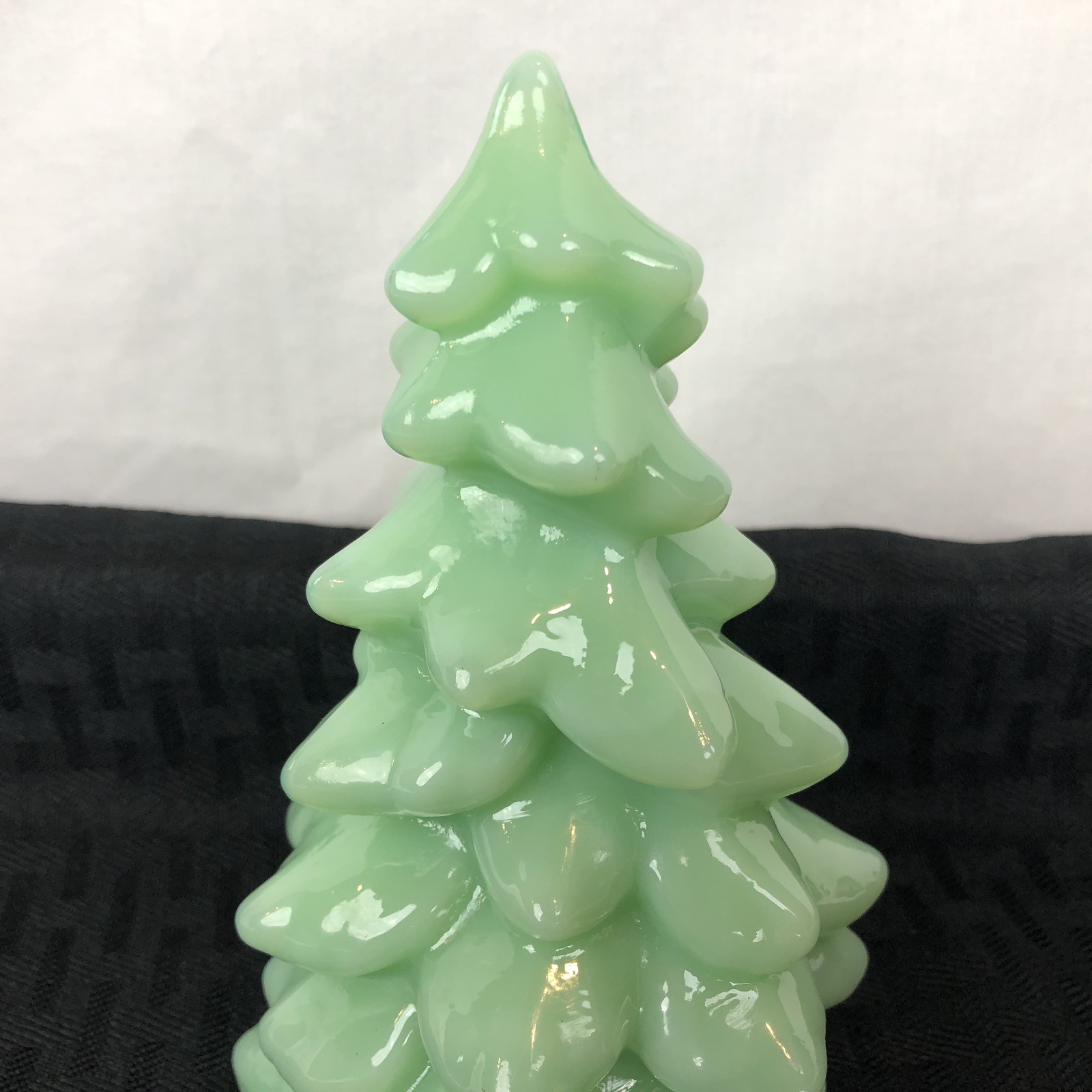 Mosser Glass Jade Green Tree Jadeite Christmas Holiday 5.5" | eBay