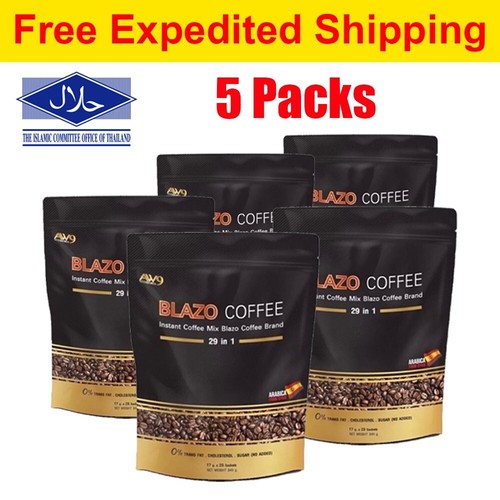 x5 BLAZO COFFEE INSTANT MIX THAI COFFEE 29-IN-1 SLIMMING HEALTHY ...