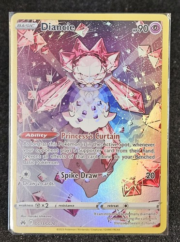 DIANCIE - GG13/GG70- Crown Zenith: Galarian Gallery Pokémon TCG NM ...