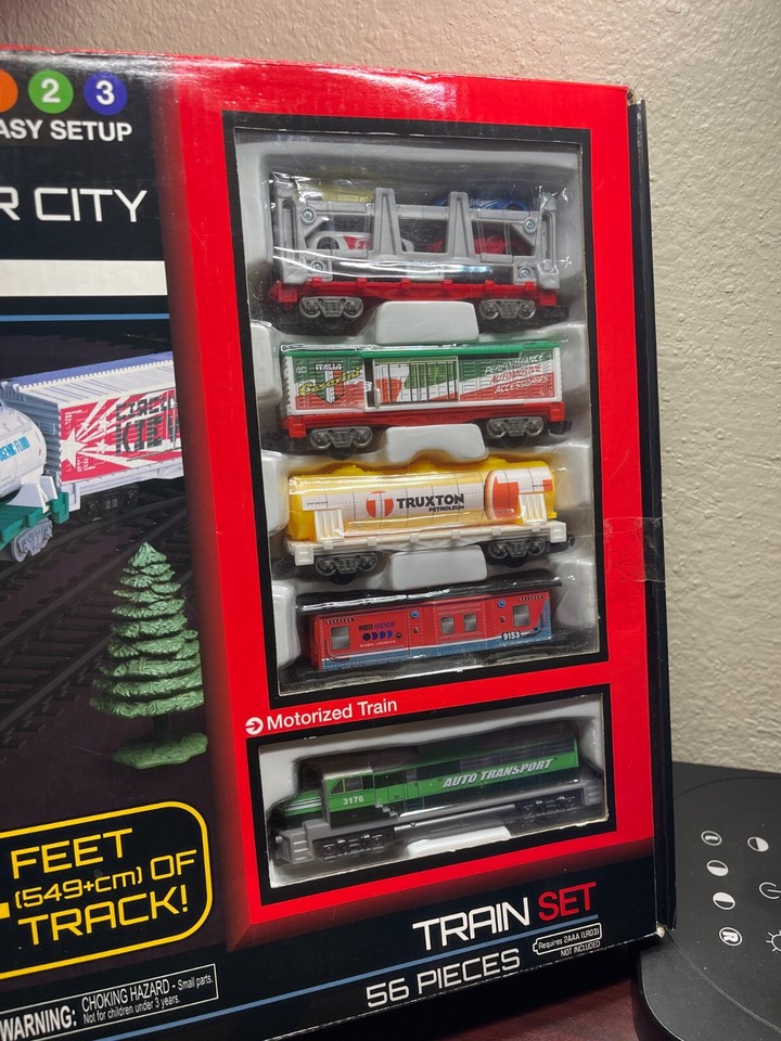 Power City Trains Auto Loader City Train Set Pacific Jakks RARE, NEW ...