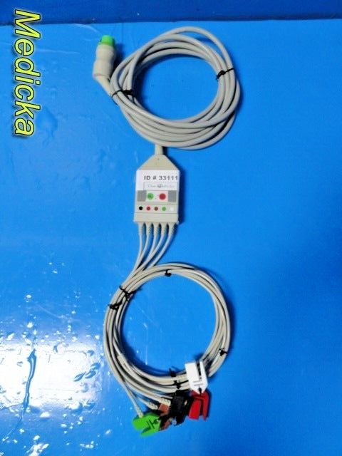 Philips Arrow Med Intra-aortic Balloon Pump (IABP) ECG Trunk Cable;5 ...
