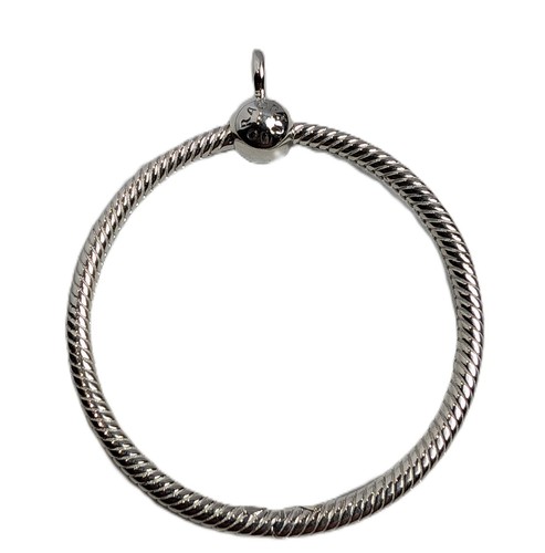 Authentic Pandora Charm, Medium O Charm Holder, #398256 5700302819809| eBay