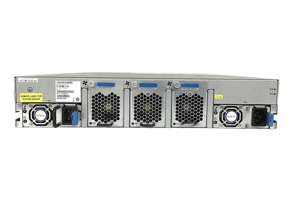 48 Port 10GB SFP+ Cisco Nexus 9396PX Switch B2F 2x PSU 650W AC | 12x ...