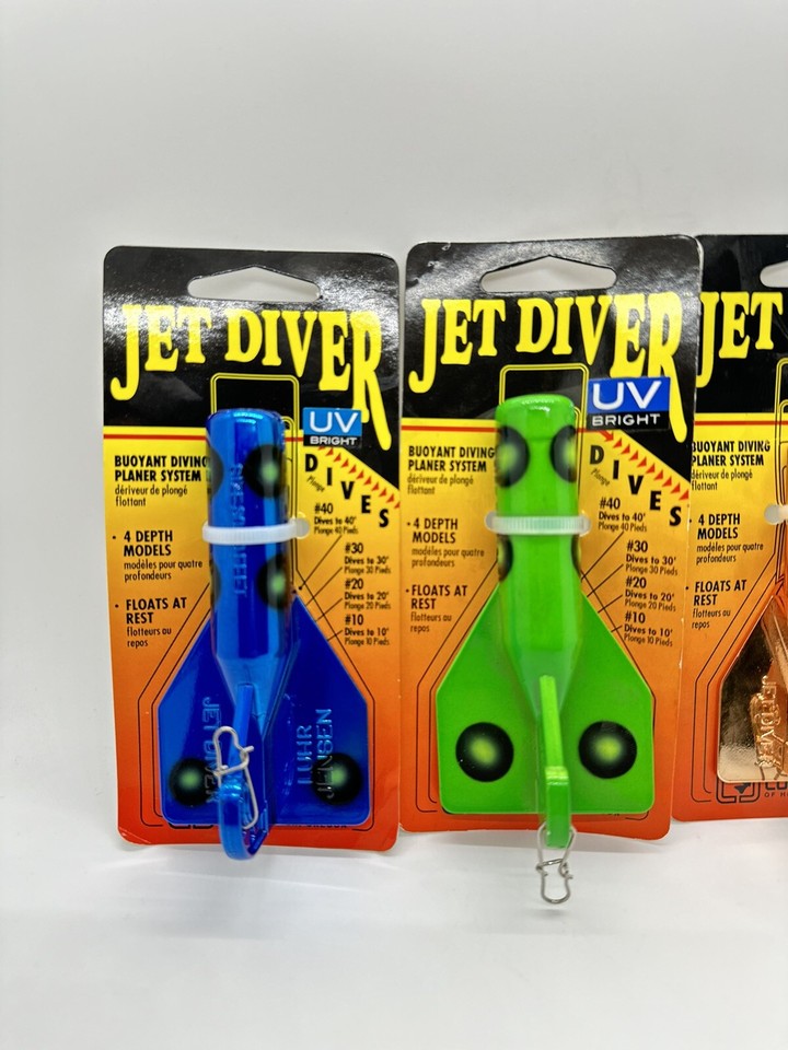 Luhr-Jensen Jet Diver Trolling Diver Steelhead & Salmon Back Troll ...