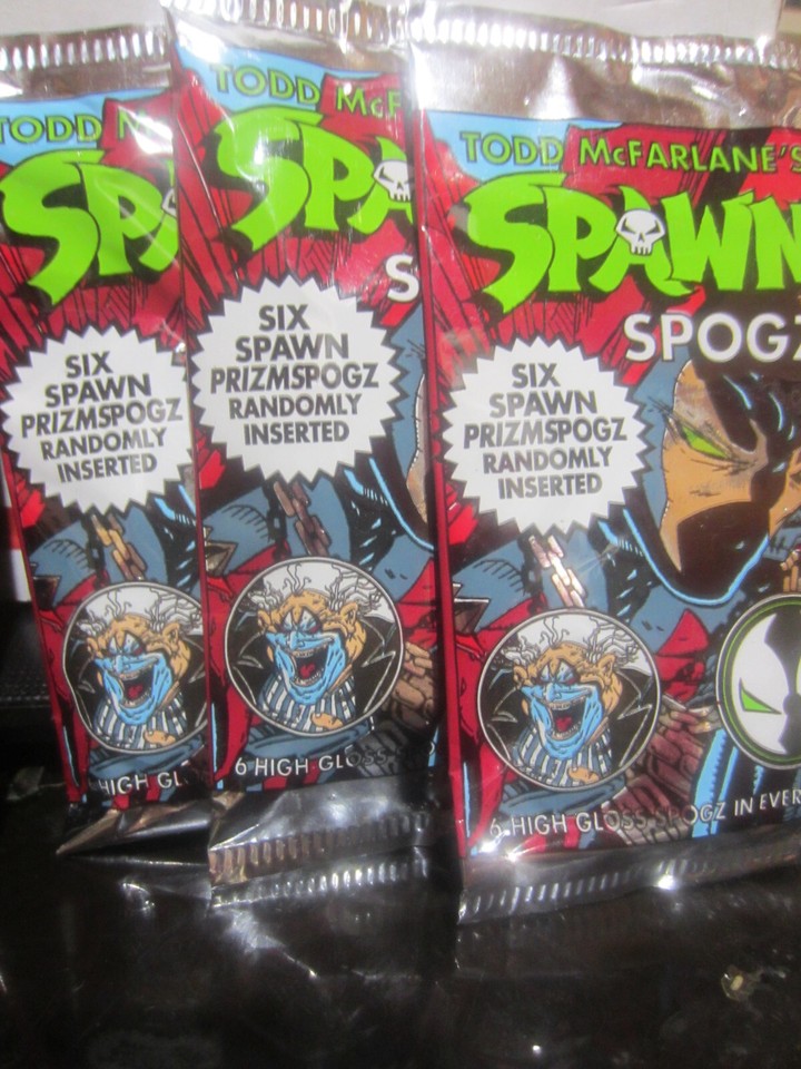 Lot of 20: Spawn Todd McFarlane's Spogz Sealed Packs + Spogz Binder ...
