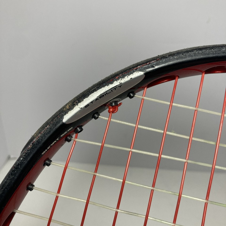 Prince O3 Red Midplus Tennis Racket - 4 1/4" Grip - 105 sq. in. - 1100 ...