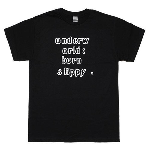 Underworld Born Slippy 90s Vintage Reprint T-Shirt Navy Size L Used ...