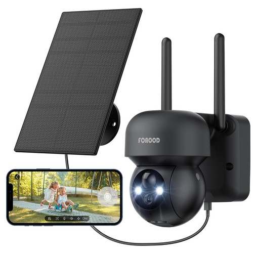 Solar Security Cameras Wireless Outdoor - Battery Power Cameras for ...