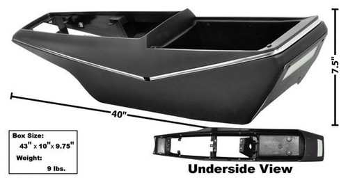1968-72 Chevelle,El Camino & 71-72 GMC Sprint Console Base W / Bord ...