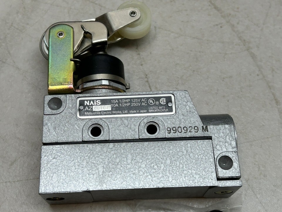 NAIS AZ661049 LIMIT SWITCH 15A / 10A 1/2HP 125VAC / 250VAC / NEW NO BOX ...