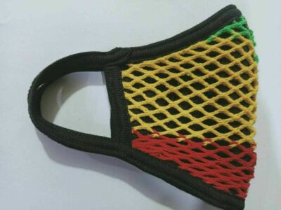 Rasta Face Mask Cotton Washable Reusable Filtered Fashionable ...