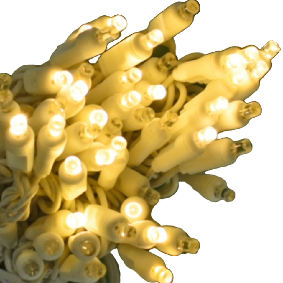 UL Listed LED Warm White Wire Christmas String Lights Twinkle 5MM Mini ...