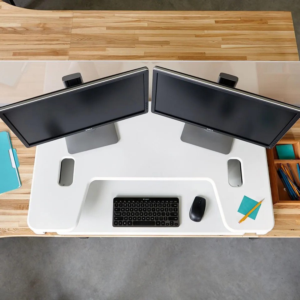 Varidesk Cube 40 Plus White | eBay