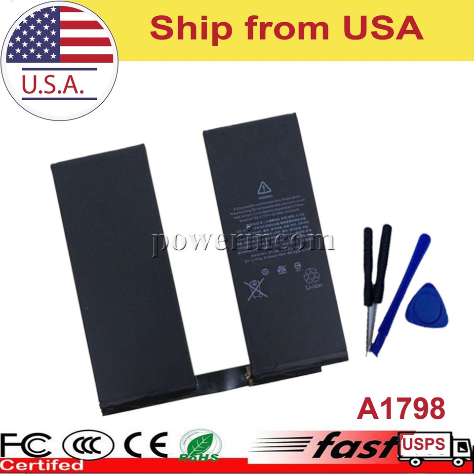 A1798 Battery for iPad Pro 10.5",A1709, A1852, A1701, MQF02LL/A ...