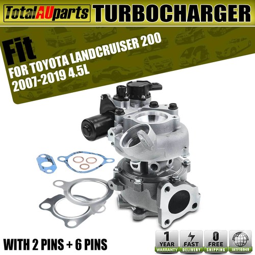 RHV4 Left Turbo Turbocharger for Toyota Landcruiser VDJ200 4.5L 1VD-FTV ...