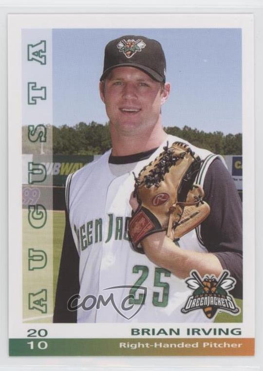 2010 Grandstand Augusta GreenJackets Brian Irving | eBay