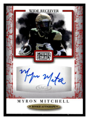 Myron Mitchell 2021 SAGE HIT AUTOGRAPH AUTO | eBay