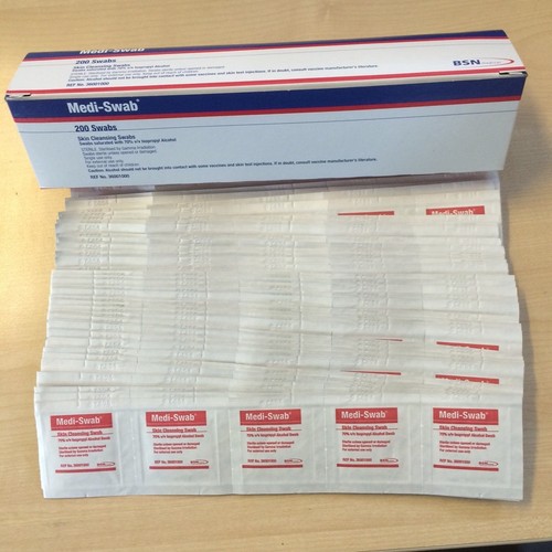 8000 Medi Swabs ALCOHOL Wipes 70% isopropyl Sterile Skin Prep Pads ...