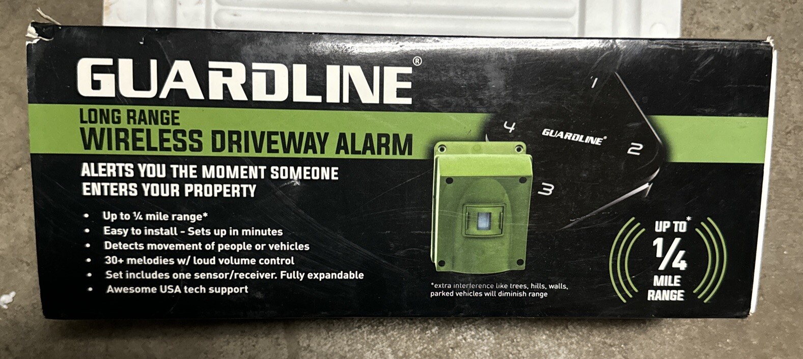 Guardline Long Range Wireless Driveway Motion Detector (FBAGL5000) for sale online | eBay