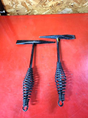Vintage Atlas Welding Spring Handle Chipping Slag Hammer | eBay