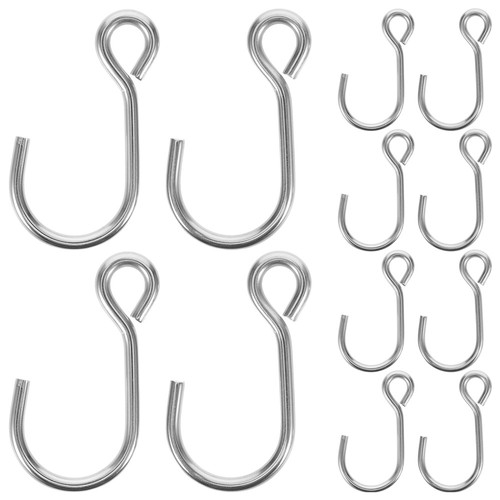 15pcs Scale Weights Stainless Steel Hooks - Metal Scale Hanging Weights ...