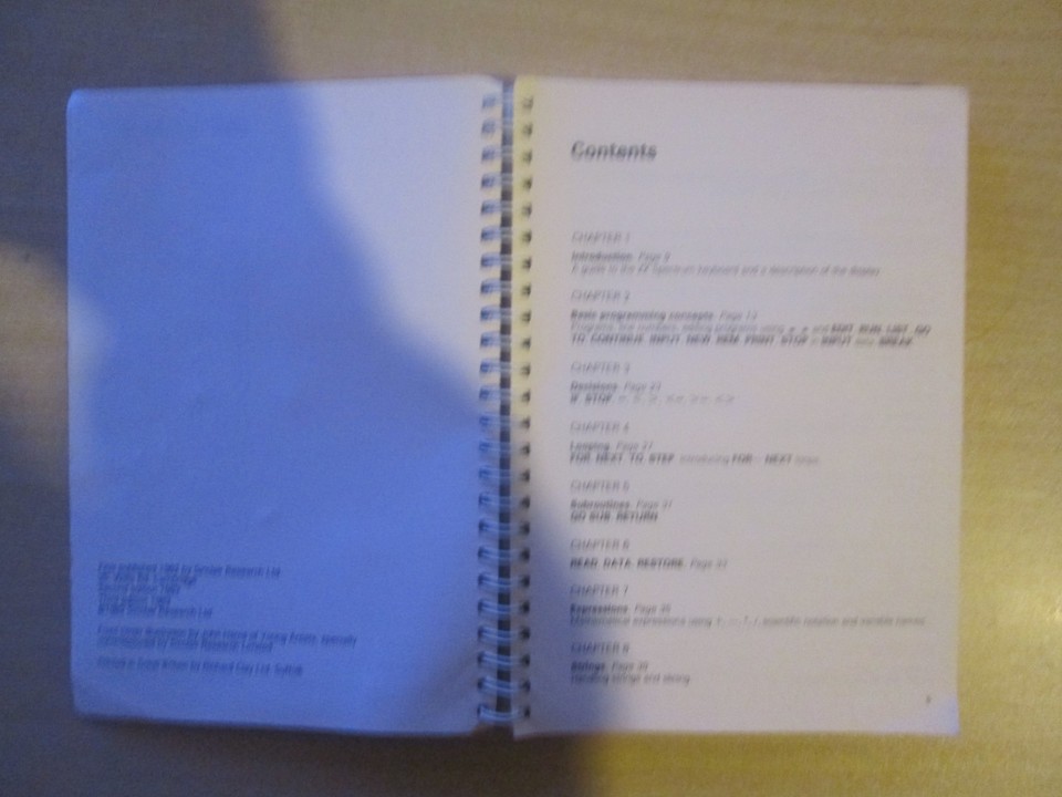 ZX Spectrum Manual In GC | eBay UK