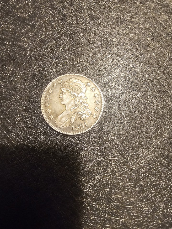 1831 Capped Bust Half Dollar 50C Silver Coin Circulated Uncertified US ...