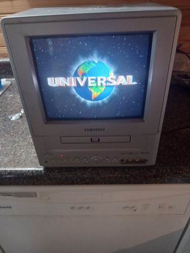 Orion 9" CRT TV/DVD Player Combo Vintage Gaming TESTED Connection RCA ...