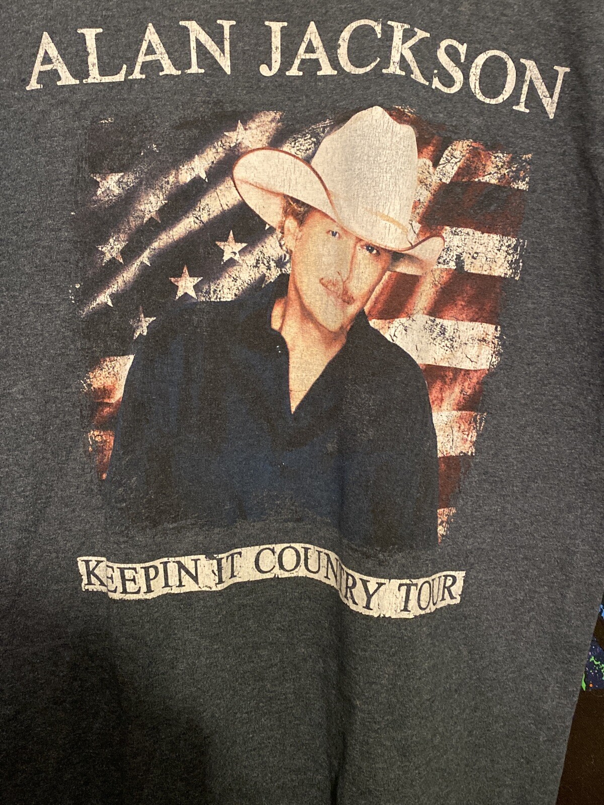 ALAN JACKSON 2015 Keepin It Country Tour 2015 Small Gray | eBay