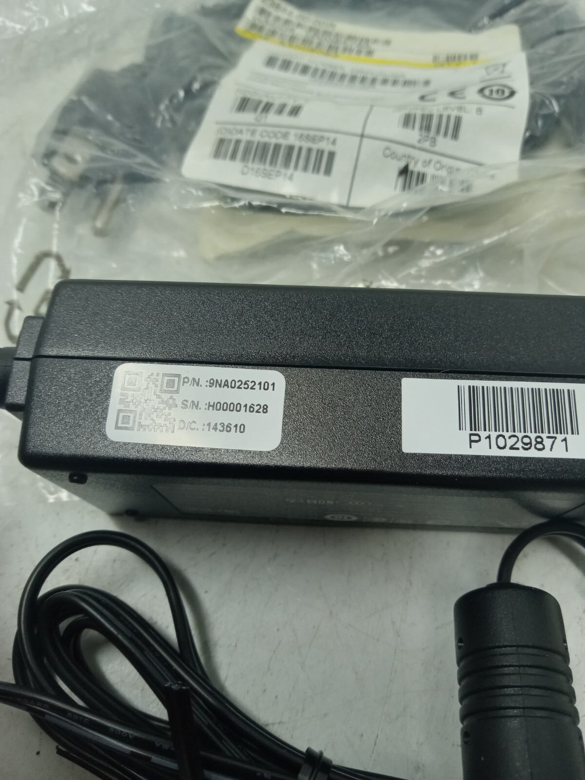 Zebra+Power+Cord+Genuine+Guaranteed+Fsp025-dyaa3+P1076006+From+Qln220 ...