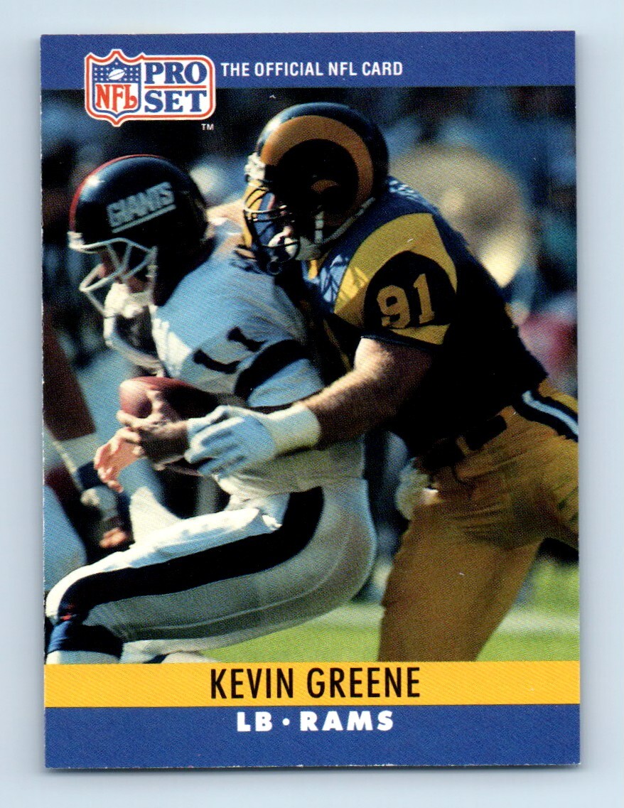 1990 Pro Set Kevin Greene Los Angeles Rams #167 | eBay