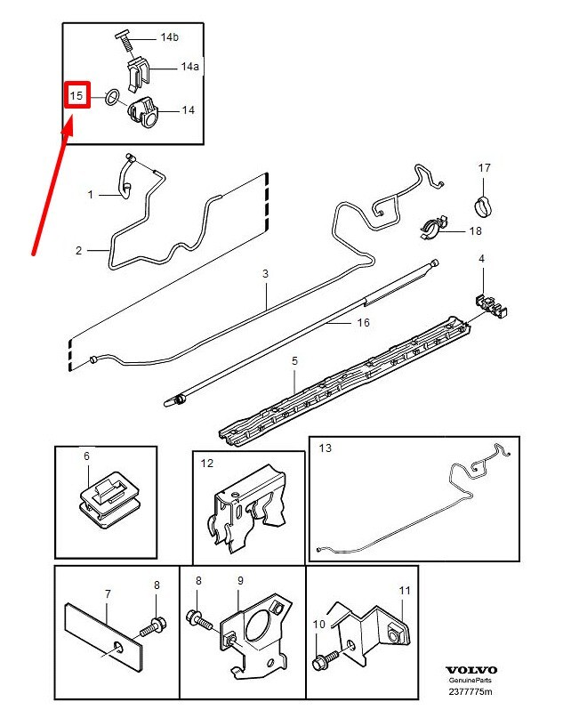 VOLVO C30 Fuel Injector O-Ring 8642736 Genuine | eBay