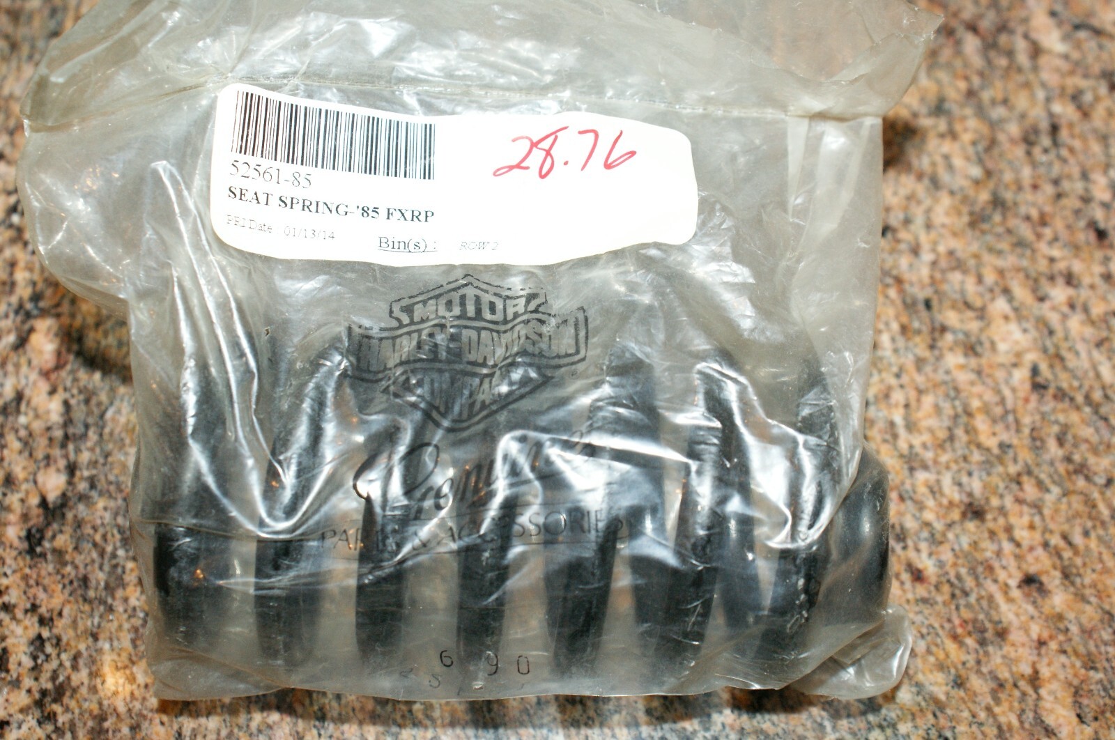 NOS Harley Davidson seat spring 85 FXRP 52561-85 | eBay