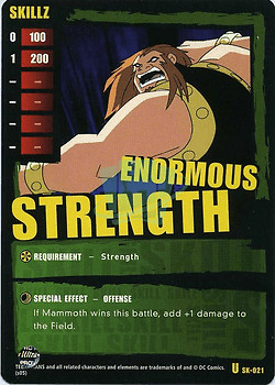 Enormous Strength - 1st Ed - Titans Go! - Teen Titans TCG | eBay UK