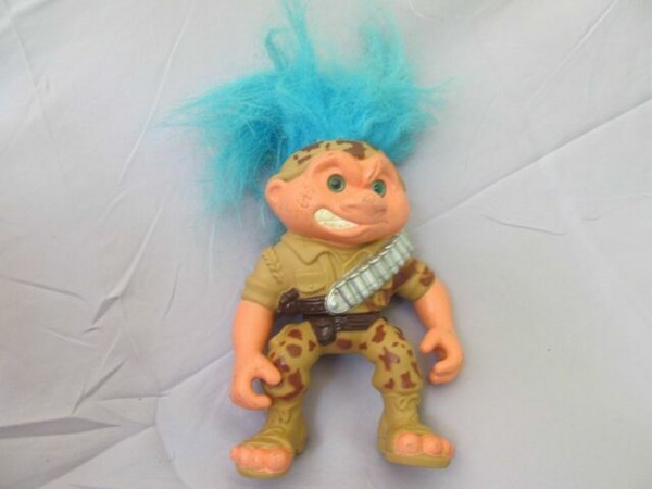 Battle Trolls Punk Troll 5" Action Figure Complete Hasbro 7768 1992 for ...