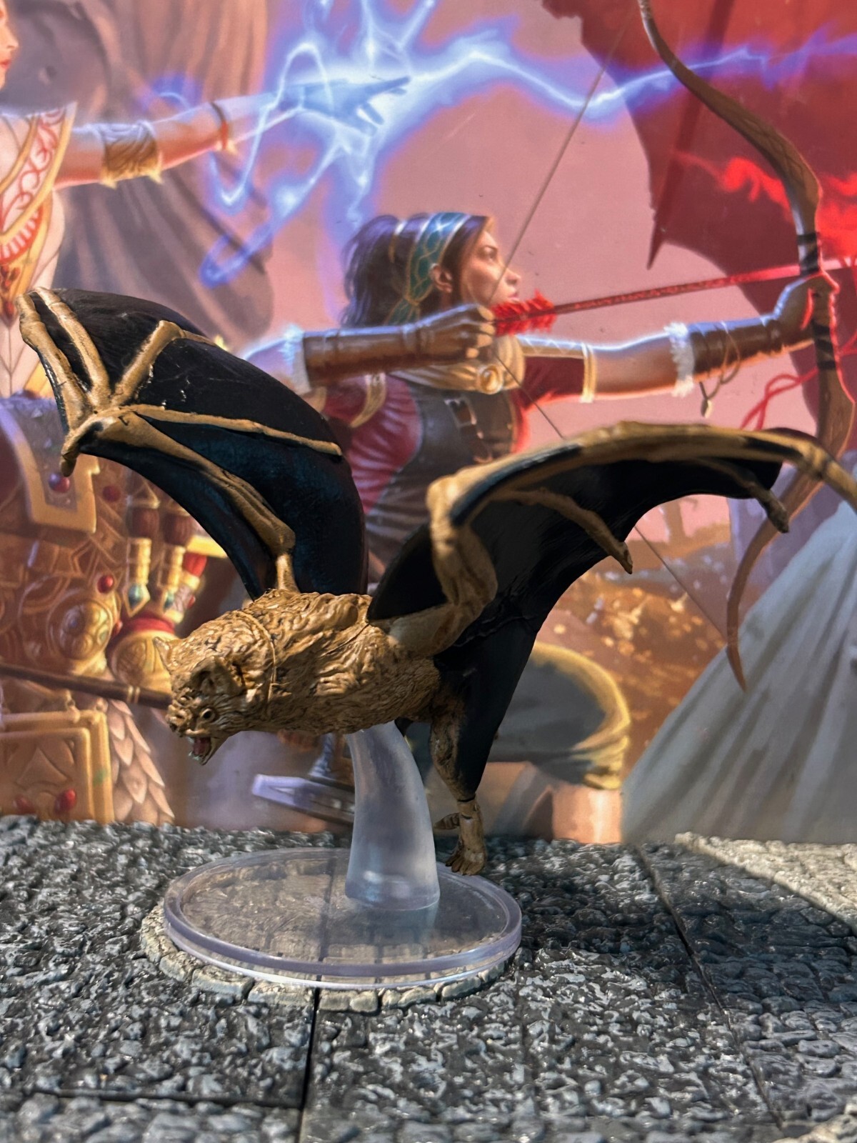 Giant Bat D&D Miniature Dungeons Dragons Underdark Expeditions 21b dire ...