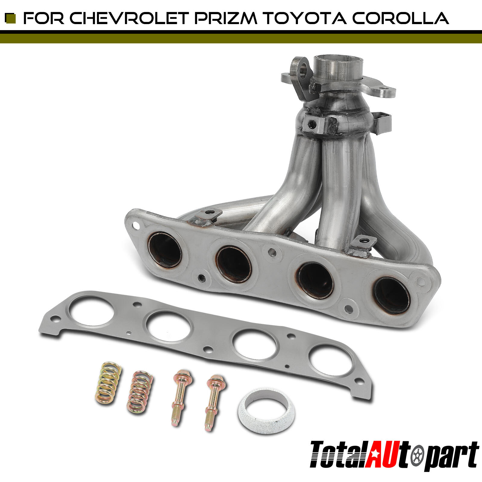 New Exhaust Manifold w/ Gasket for Chevrolet Prizm Toyota Corolla L4 1 ...