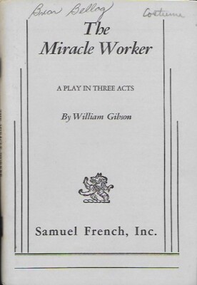 The Miracle Worker - a Play in Three Acts | eBay