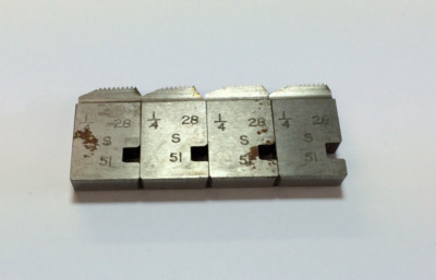1/4 x 28 UNF Coventry Die Set HSS Chaser - For 1/2 Coventry Diehead ...