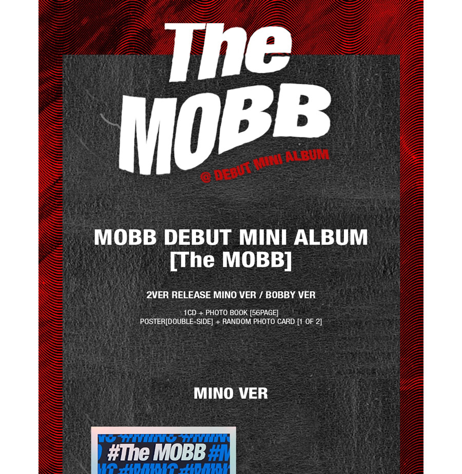 MOBB [THE MOBB] Debut 1st Mini Album RANDOM CD+56p Photo Book+Card K ...