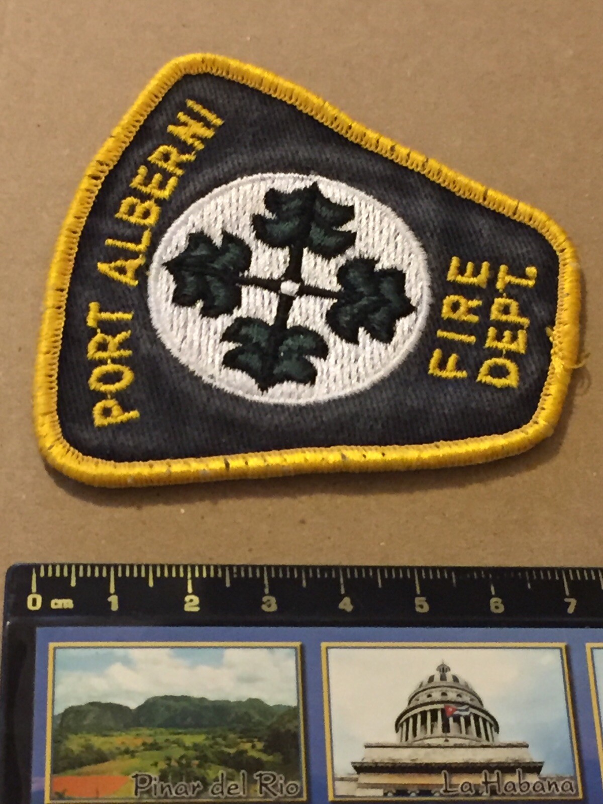 Port Alberni Fire Department Patch, Yellow Badge I1 | eBay