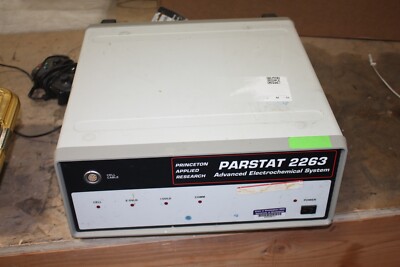 Princeton Applied Research Parstat 2263 ADVANCED ELECTROCHEMICAL SYSTEM ...