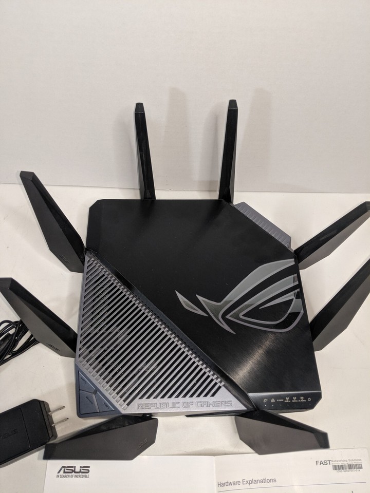 ASUS ROG Rapture GT-AXE11000 Tri-band WiFi 6E Extendable EPIC 🔥 Gaming ...