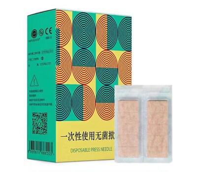 TCM Acupuncture intradermal Tack Skin Ear Press Needles 100 pc/box ...