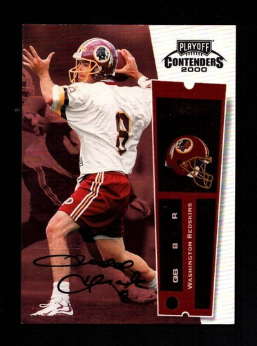 Todd Husak 2000 Contenders Autograph Rookie Ticket #145 Redskins ...